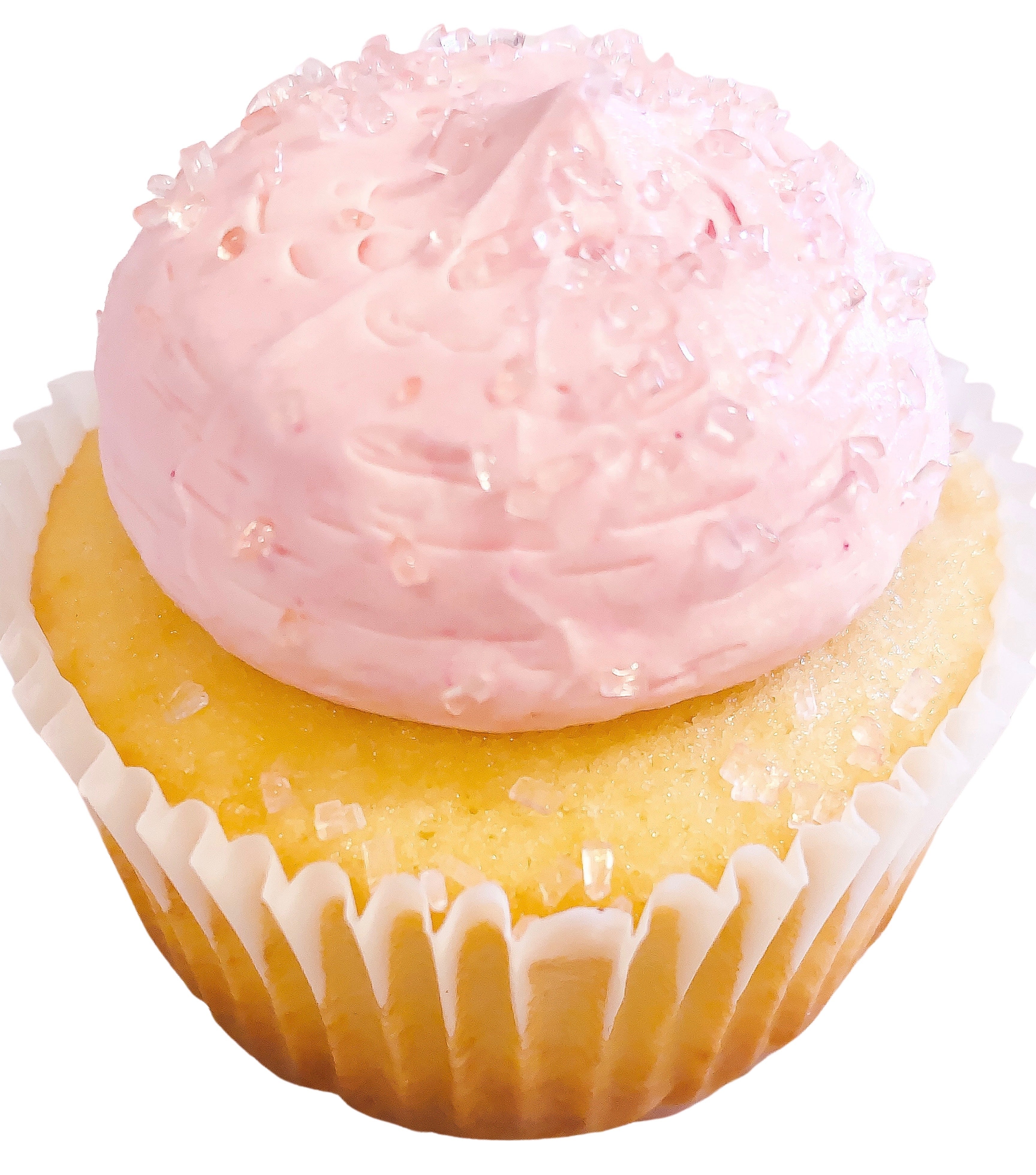 Pink Vanilla Cupcake – Beneficial Breads
